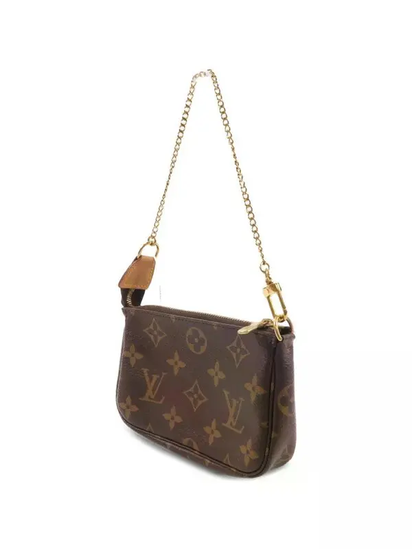 LOUIS VUITTON Mini Pochette Accessoires Monogram Canvas - Brown