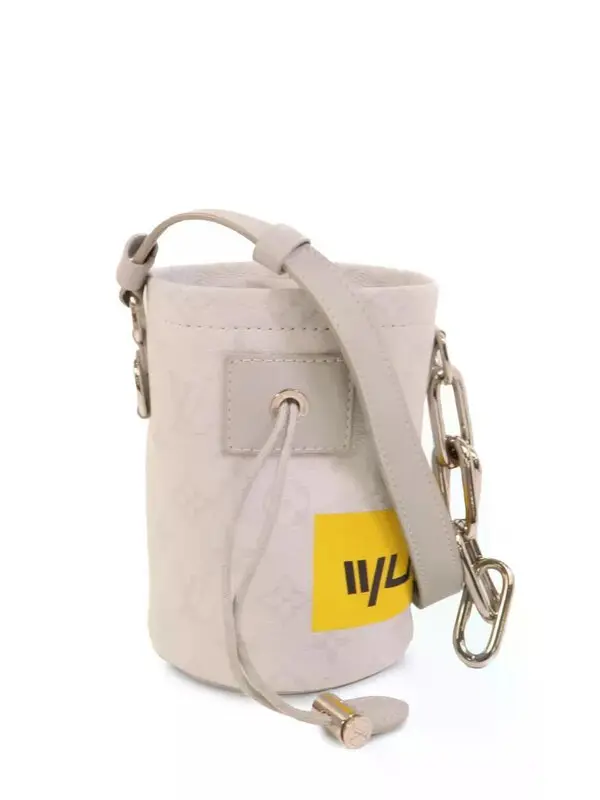 LOUIS VUITTON Chalk Nano Bucket Bag - Grey