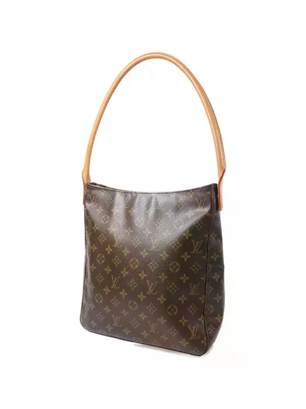 LOUIS VUITTON Monogram Canvas Looping Shoulder Bag - Brown