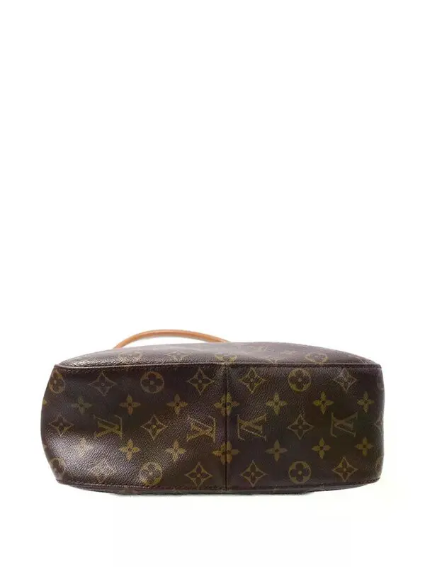 LOUIS VUITTON Monogram Canvas Looping Shoulder Bag - Brown