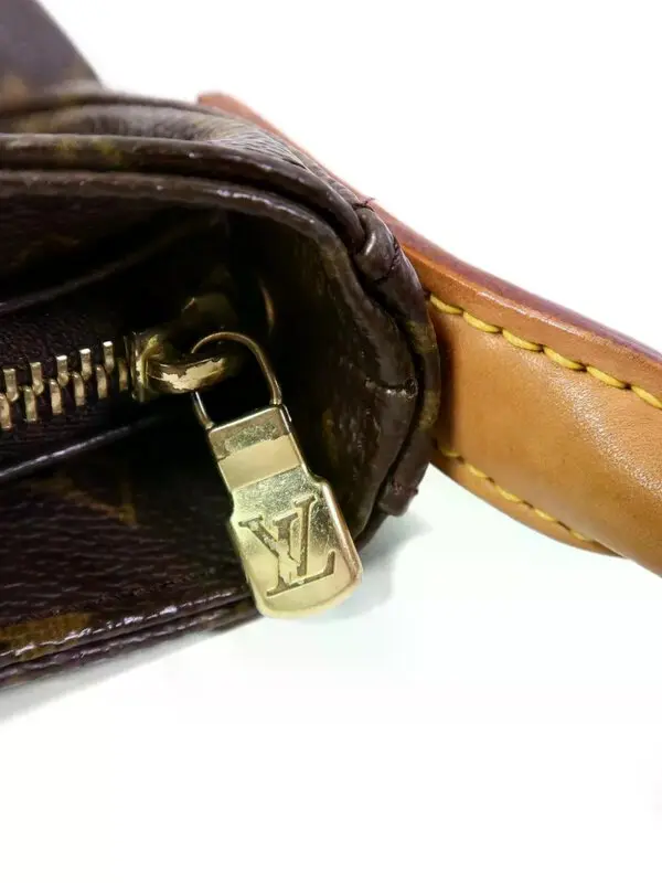 LOUIS VUITTON Monogram Canvas Looping Shoulder Bag - Brown