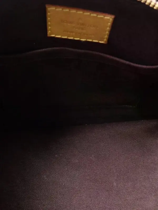 LOUIS VUITTON Monogram Vernis Alma Bb Bag