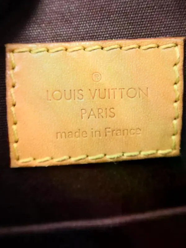 LOUIS VUITTON Monogram Vernis Alma Bb Bag