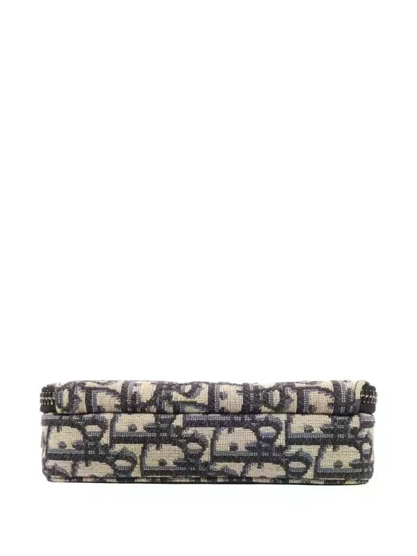 Dior Oblique Canvas Zipped Shoulder Bag