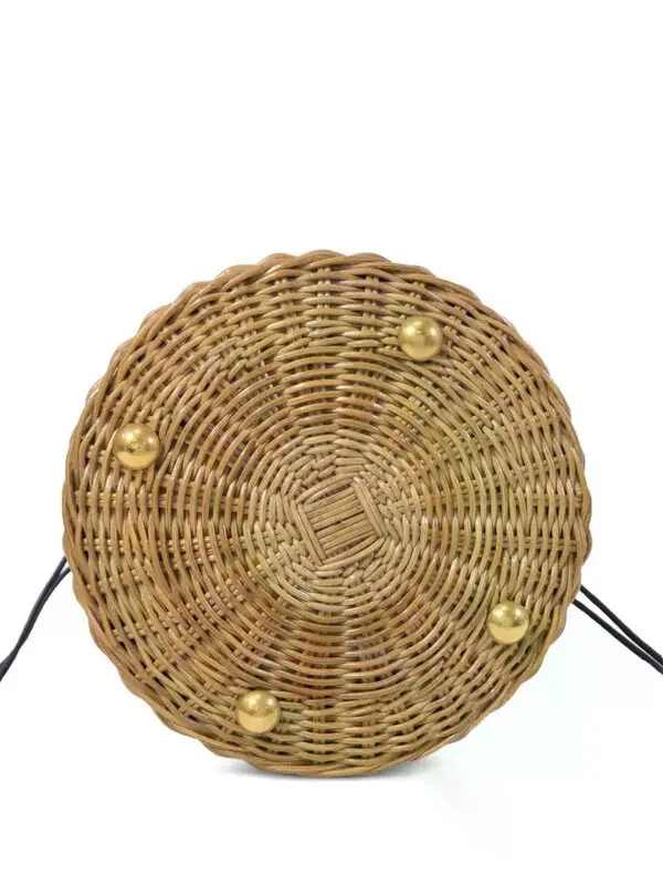 Dior Oblique Wicker Bucket Bag