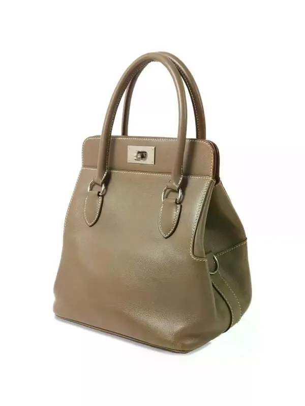 Hermès Tool Box 20 Leather Tote Bag - Brown