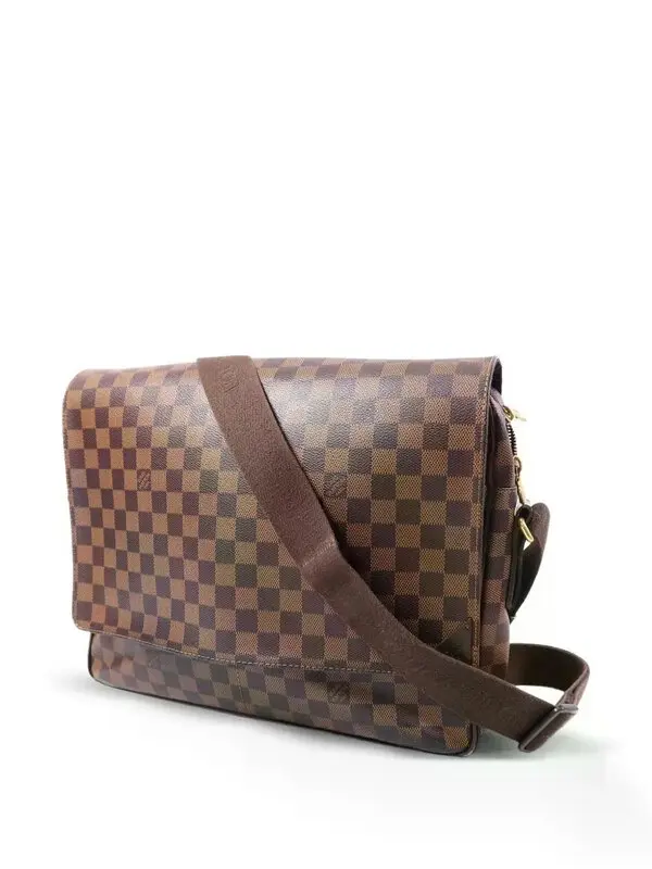 LOUIS VUITTON Damier Shelton Messenger Bag - Brown