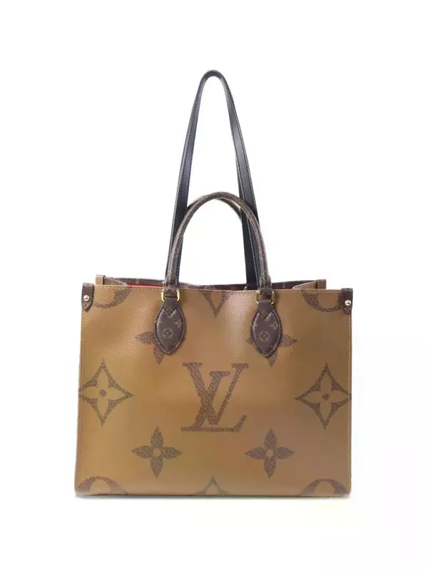 LOUIS VUITTON Monogram Giant Canvas Tote Bag - Brown