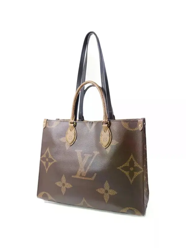 LOUIS VUITTON Monogram Giant Canvas Tote Bag - Brown