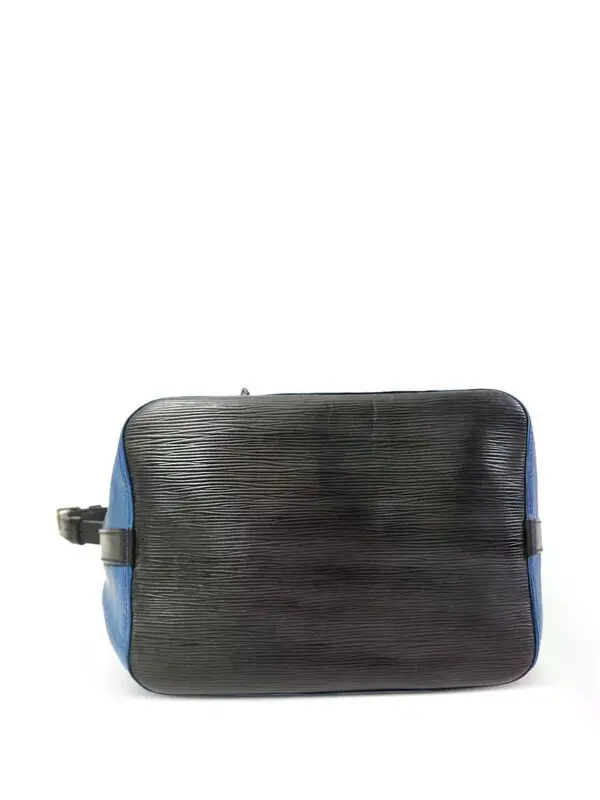 LOUIS VUITTON Petit Noe Calfskin Bucket Bag - Blue