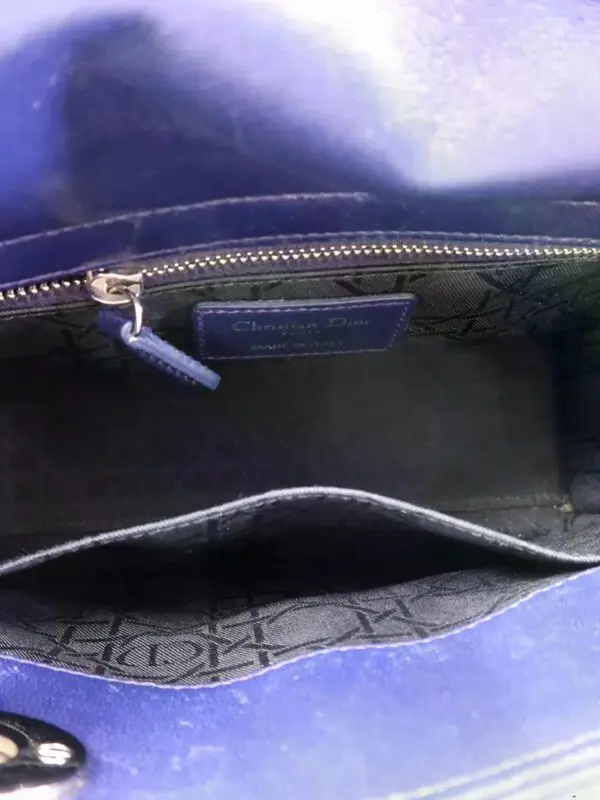 Dior Lady Small Tote Bag - Blue
