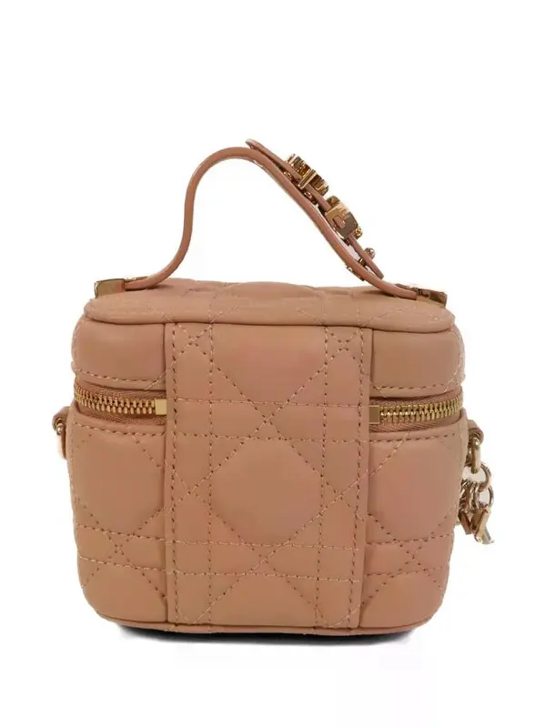 Dior Lady Quilted Tote Bag - Neutrals