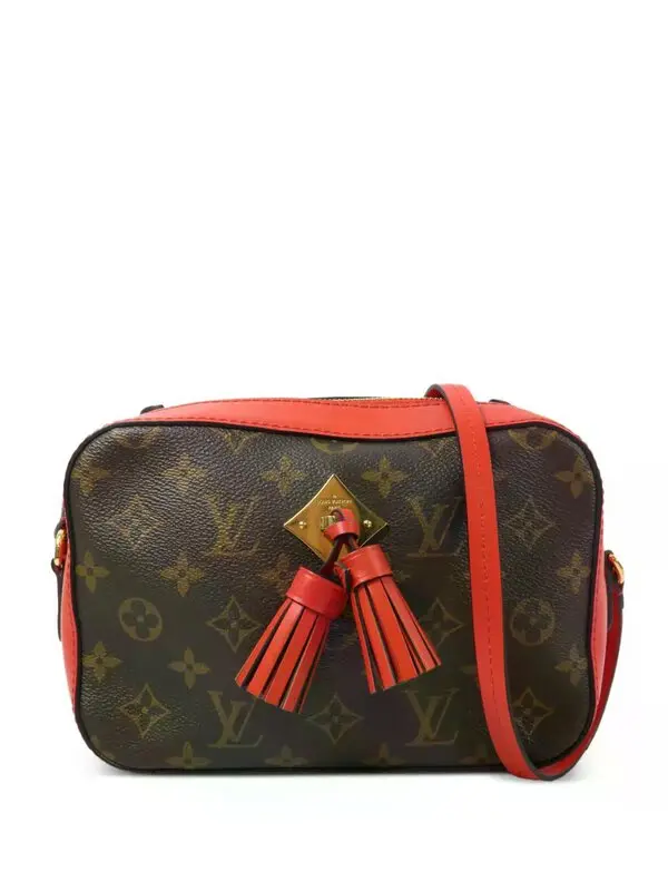 LOUIS VUITTON Saintonge Monogram Cross Body Bag - Brown