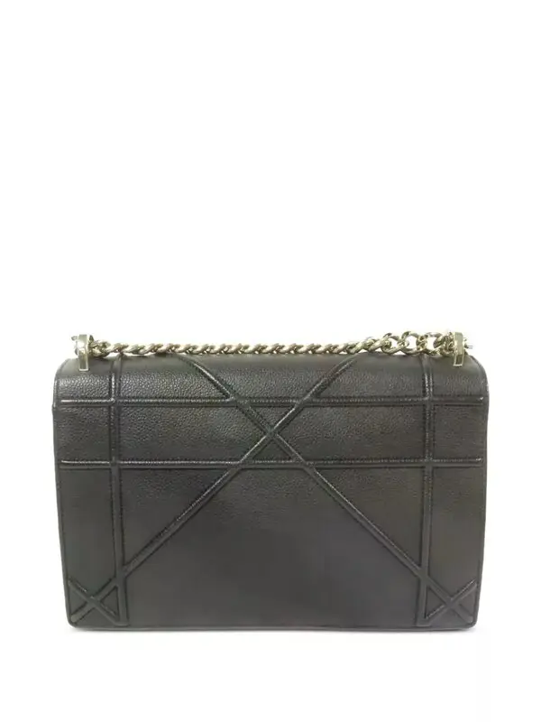 Dior Diorama Leather Shoulder Bag - Black
