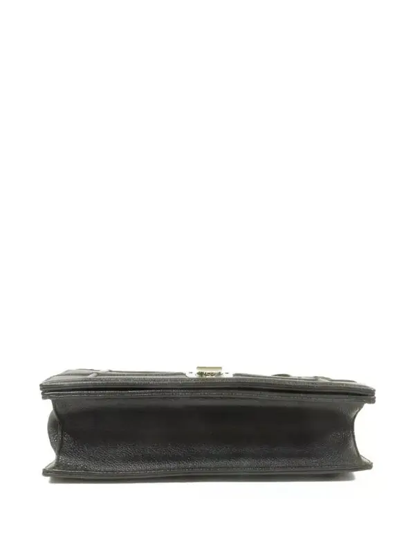 Dior Diorama Leather Shoulder Bag - Black