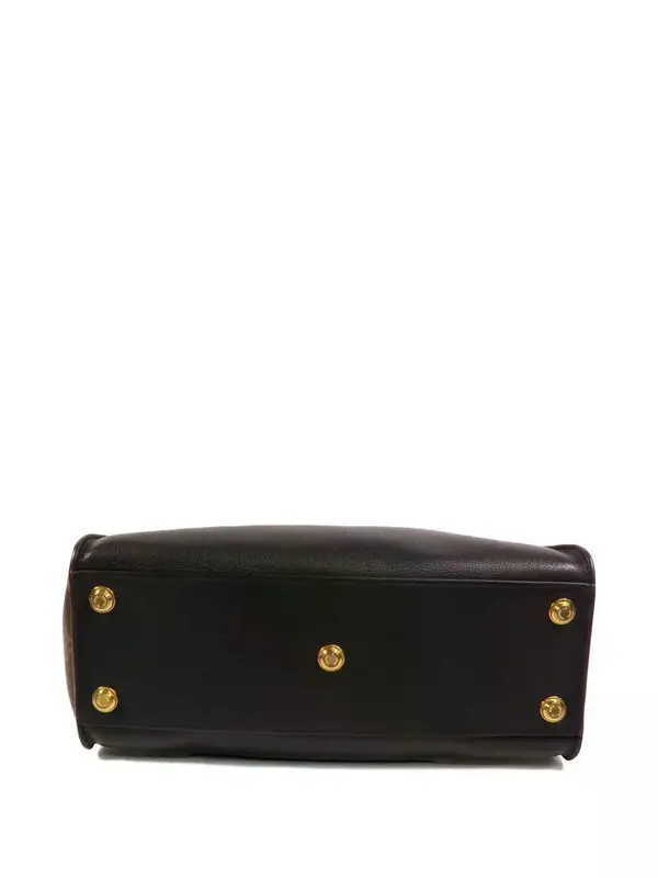 LOUIS VUITTON Monogram Canvas Mm On My Side Tote Bag - Black