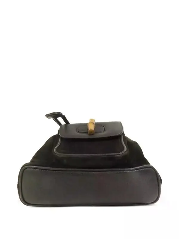 Gucci Bamboo Turn-lock Backpack - Black