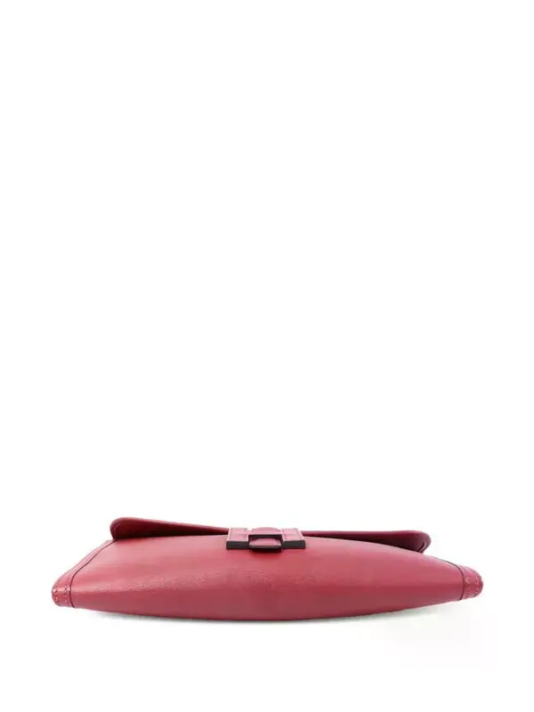 Hermès Jige Elan Clutch Bag - Red