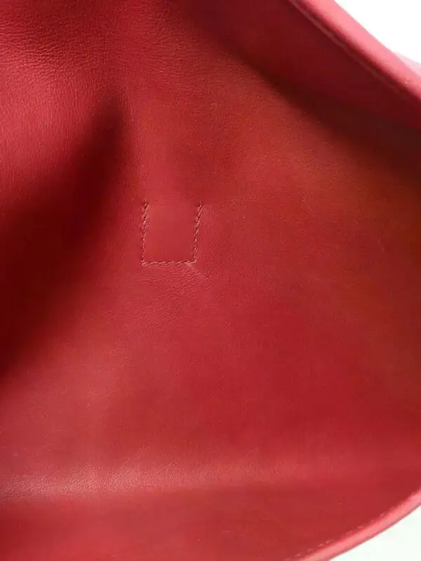 Hermès Jige Elan Clutch Bag - Red
