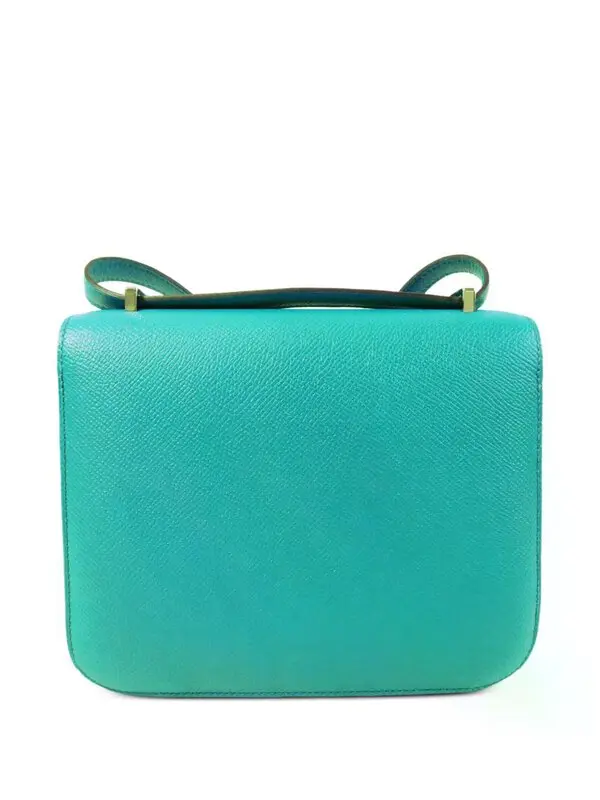 Hermès Mini Constance Epsom Crossbody Bag - Blue