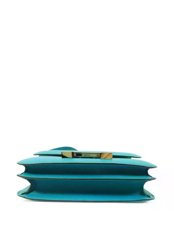 Hermès Mini Constance Epsom Crossbody Bag - Blue