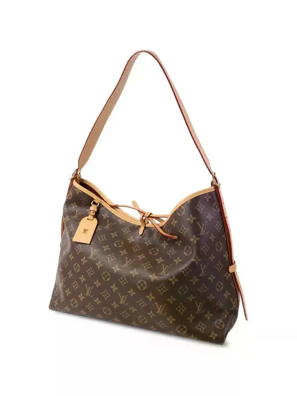 LOUIS VUITTON Monogram Canvas Mm Carry All Shoulder Bag - Brown