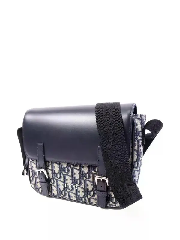 Dior Oblique Logo-plaque Messenger Bag