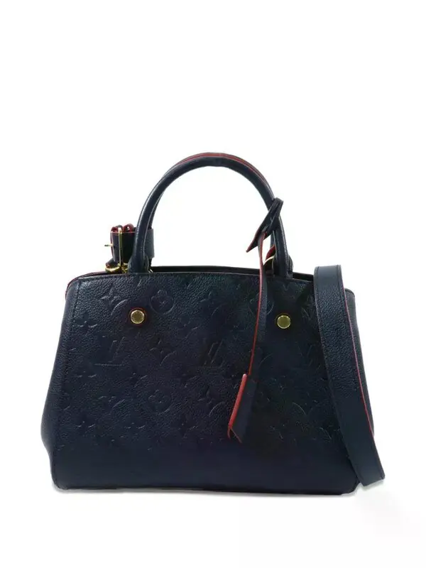 LOUIS VUITTON Monogram Empreinte Montaigne Bb Tote Bag