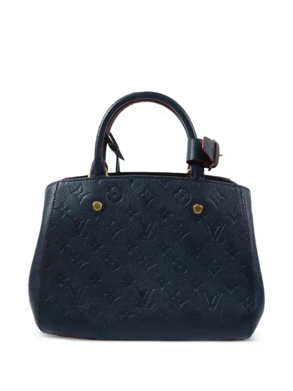 LOUIS VUITTON Monogram Empreinte Montaigne Bb Tote Bag