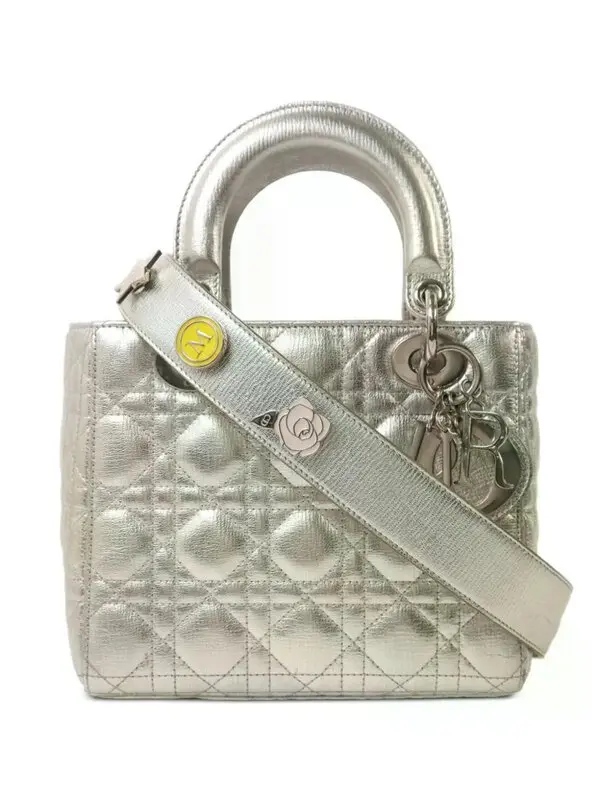Dior Lady My Abc Shoulder Bag - Silver
