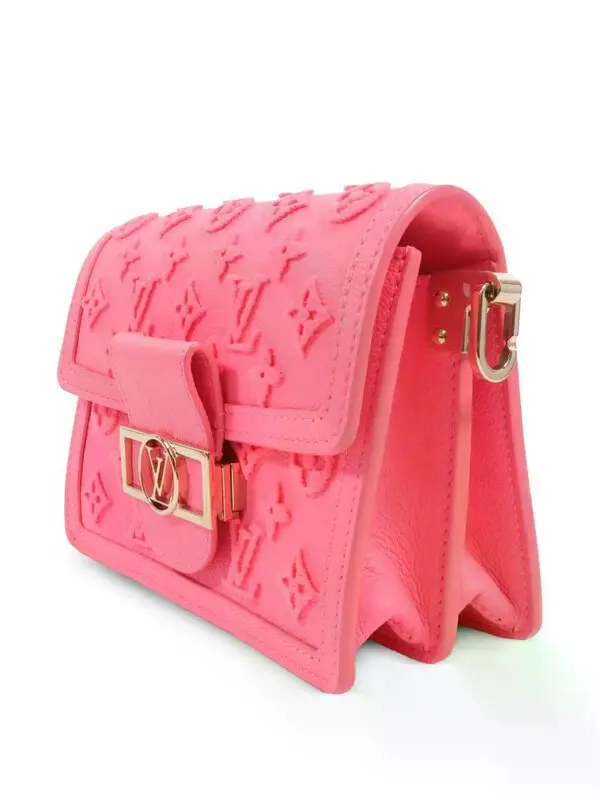 LOUIS VUITTON Mini Dauphine Tufted Shoulder Bag