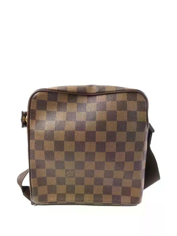 LOUIS VUITTON Damier Ebene Olaf Pm Crossbody Bag - Brown