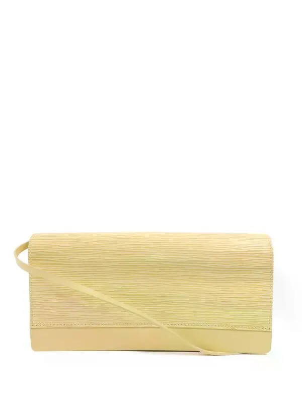 LOUIS VUITTON Honfleur Epi Leather Clutch Bag - Neutrals