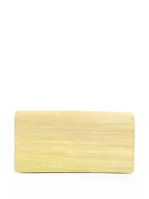LOUIS VUITTON Honfleur Epi Leather Clutch Bag - Neutrals