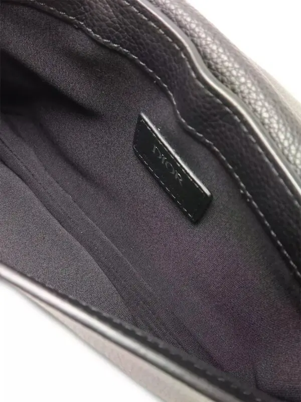 Dior Saddle Leather Belt Bag - Black