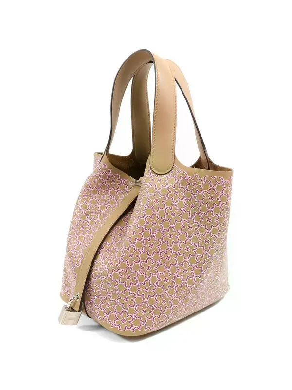 Hermès Picotin Luck Daisy Tote Bag - Neutrals