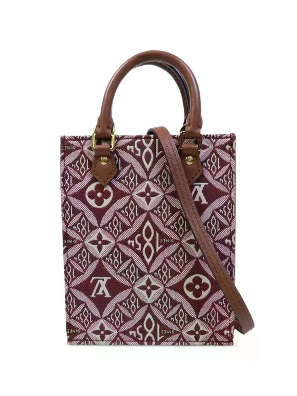 LOUIS VUITTON Petit Sac Plat Monogram Jacquard Tote Bag