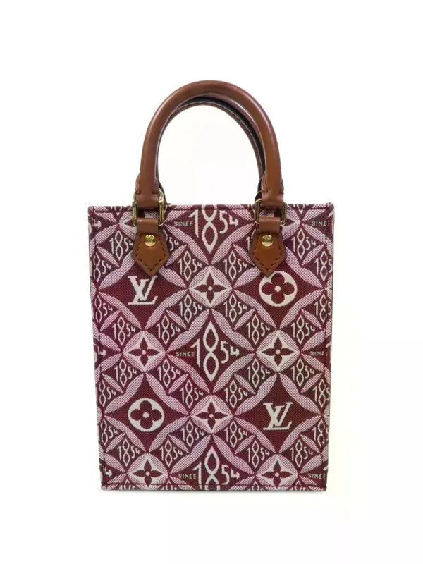 LOUIS VUITTON Petit Sac Plat Monogram Jacquard Tote Bag