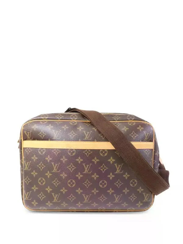 LOUIS VUITTON Monogram Reporter Gm Shoulder Bag - Brown