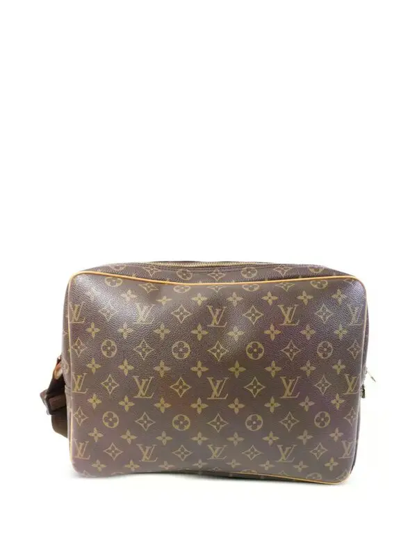 LOUIS VUITTON Monogram Reporter Gm Shoulder Bag - Brown