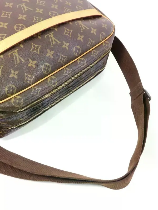 LOUIS VUITTON Monogram Reporter Gm Shoulder Bag - Brown