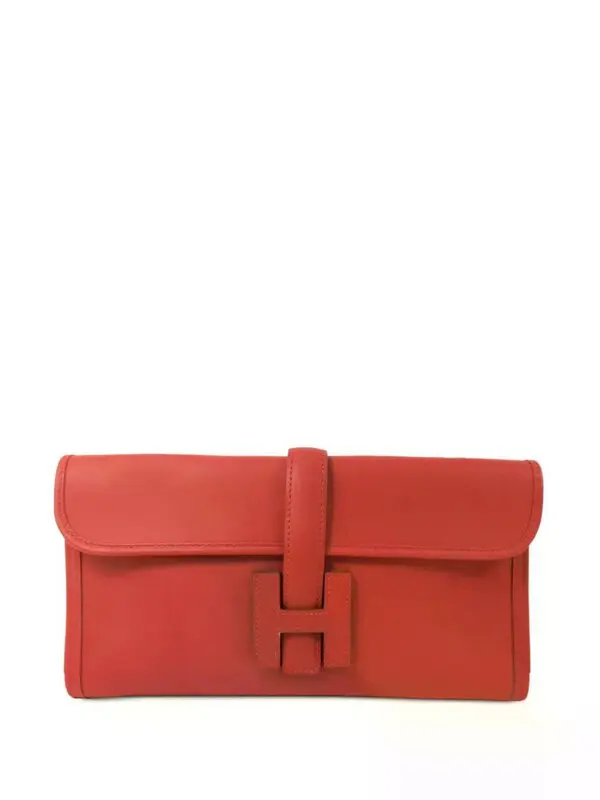 Hermès Jige Pm Clutch Bag - Red