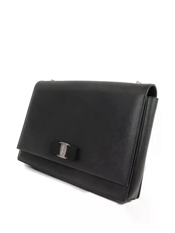 FERRAGAMO Vara Bow Chain-strap Calfskin Shoulder Bag