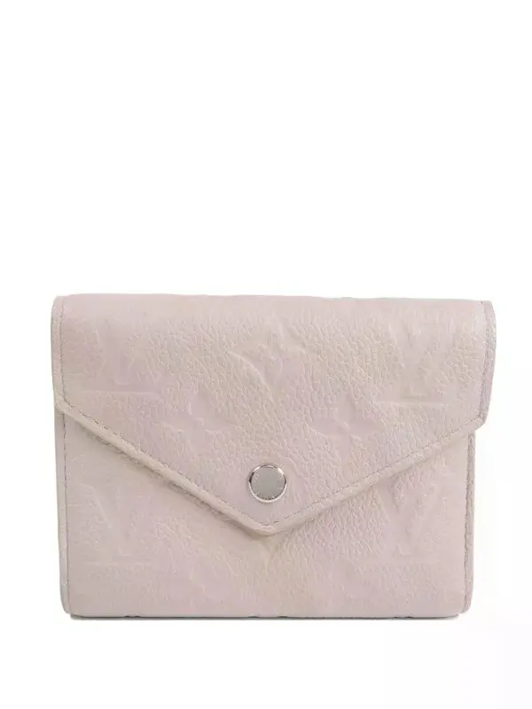 LOUIS VUITTON Victorine Monogram Empreinte Wallet - Grey