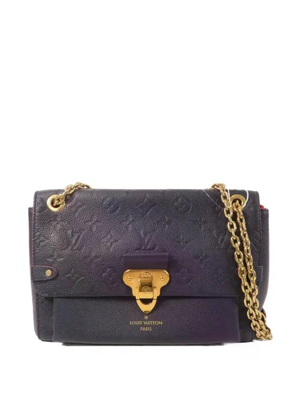 LOUIS VUITTON Vavin Pm Monogram Empreinte Shoulder Bag - Blue