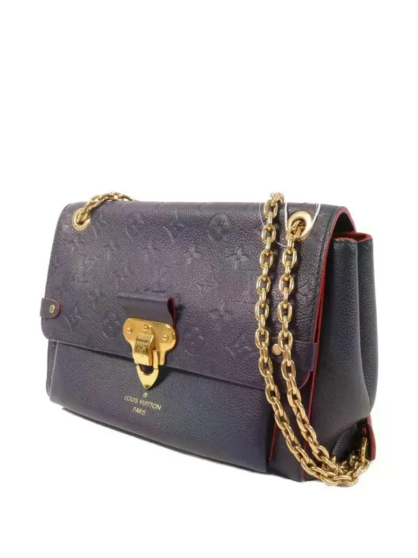 LOUIS VUITTON Vavin Pm Monogram Empreinte Shoulder Bag - Blue