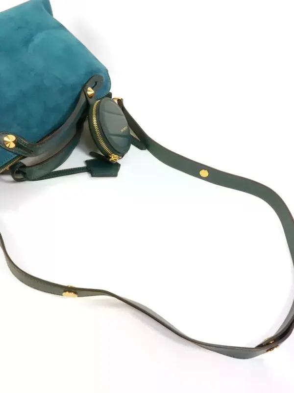 Fendi By The Way Suede Tote Bag - Blue
