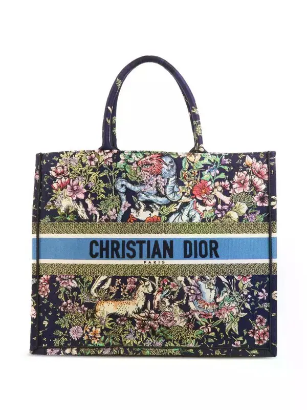 Dior Large Book Tote Bag - Blue