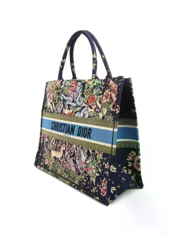 Dior Large Book Tote Bag - Blue