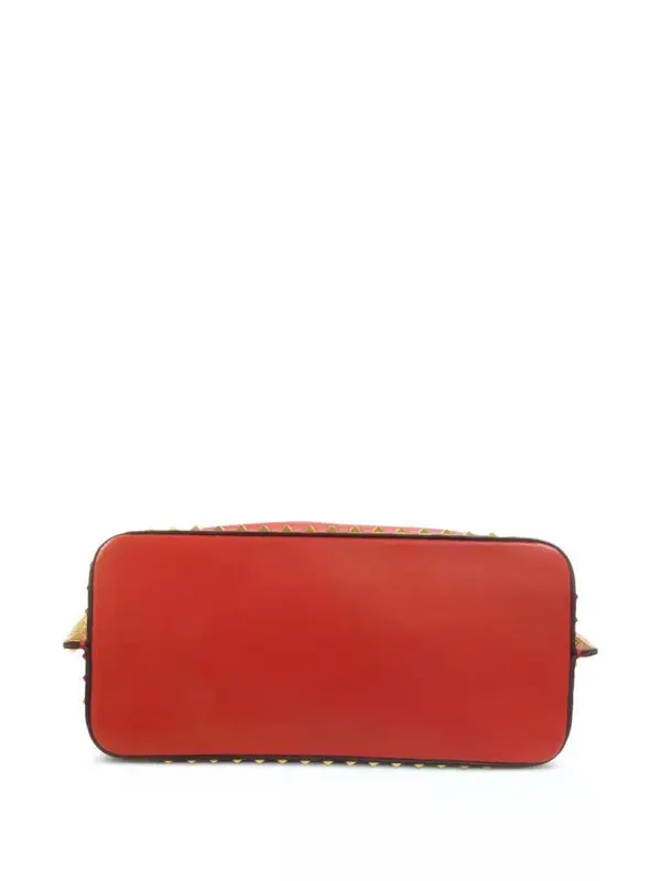 Valentino Garavani Rockstud Shoulder Bag - Red